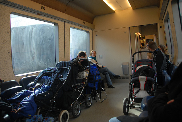 Your stroller wheels, on the bus | Grist