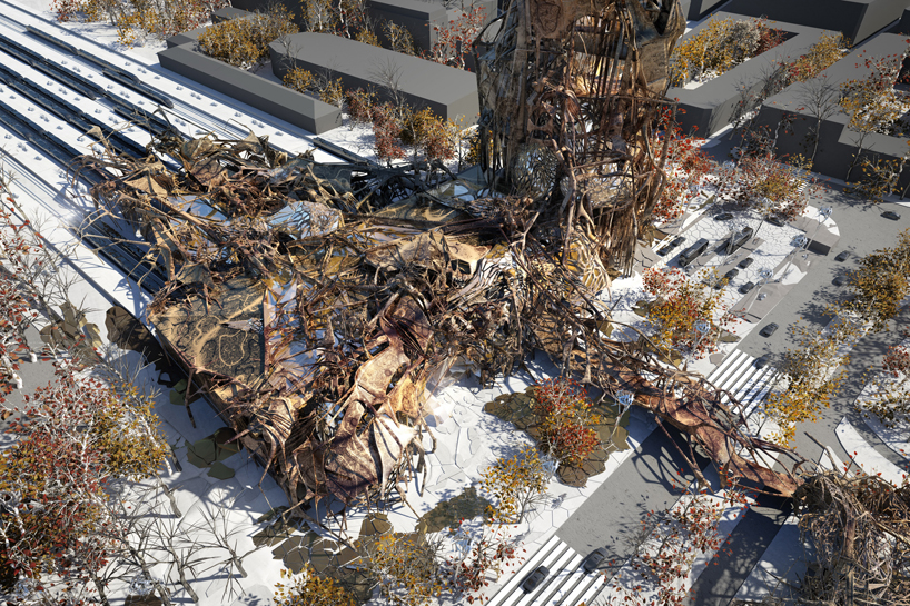 Super-freaky train station design looks like a spider laying eggs | Grist