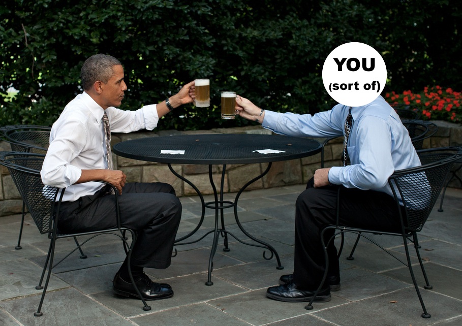 Here's your chance to drink beer with Obama! Sort of. | Grist