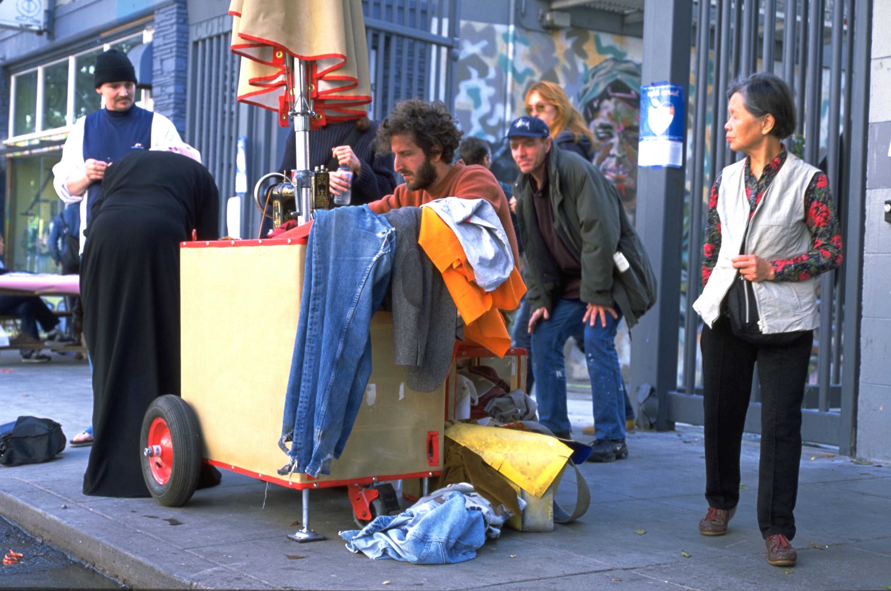 San Francisco artist mends clothes and builds community -- just by ...