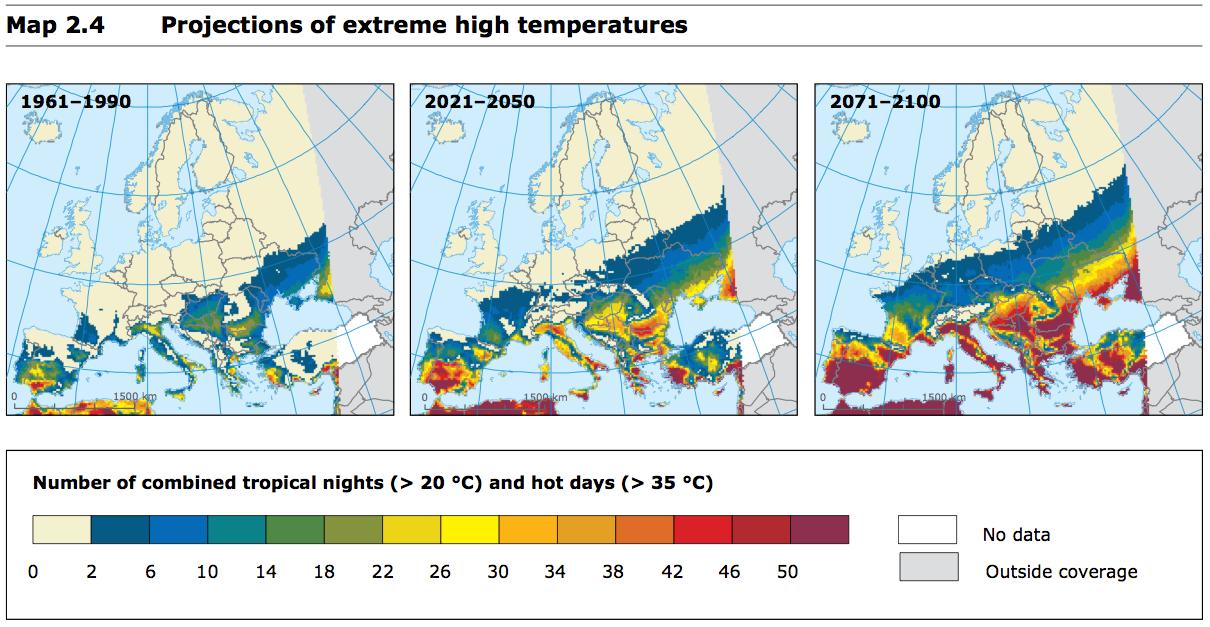 The 16 scariest maps from the E.U.'s massive new climate change report ...