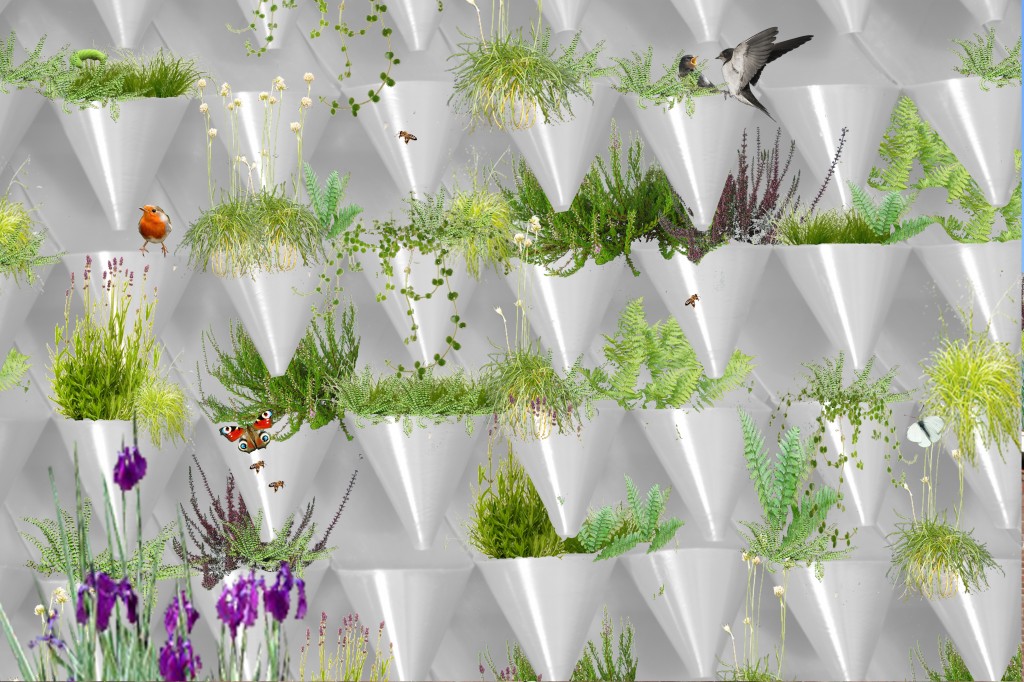 These flowerpot roof tiles let you make any roof into a green roof | Grist