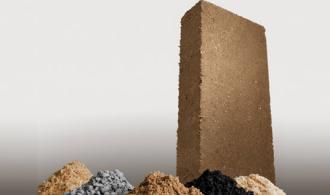The “carbon negative” building block is mostly made from recycled ...