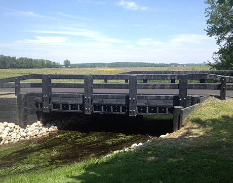 This is the longest 100 percent recycled bridge in the country | Grist