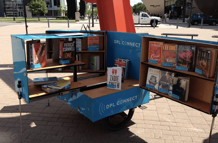 Tiny bike-based libraries pedal books to streets and parks | Grist