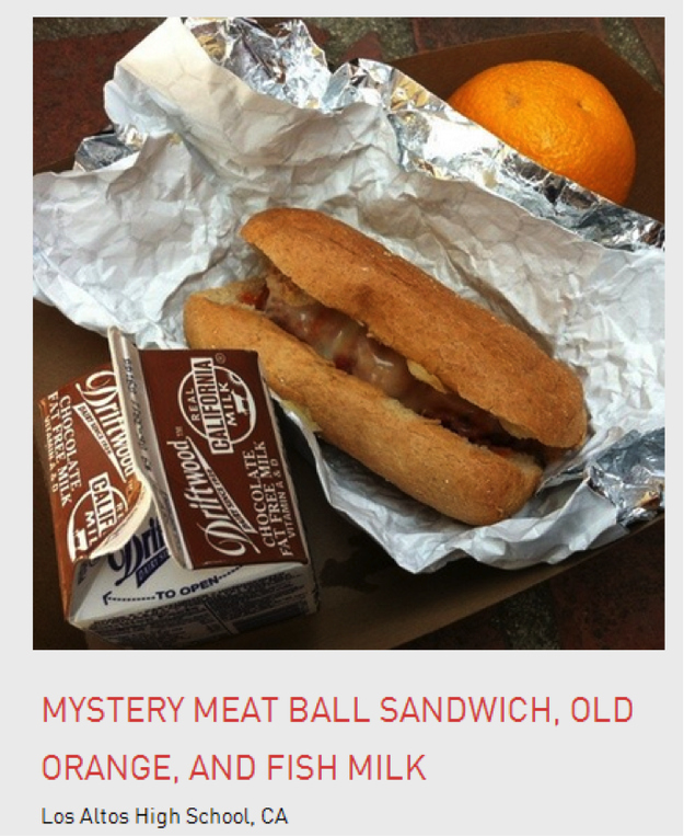 Teens' school lunches include pooperoni, fish milk, and "interesting ...