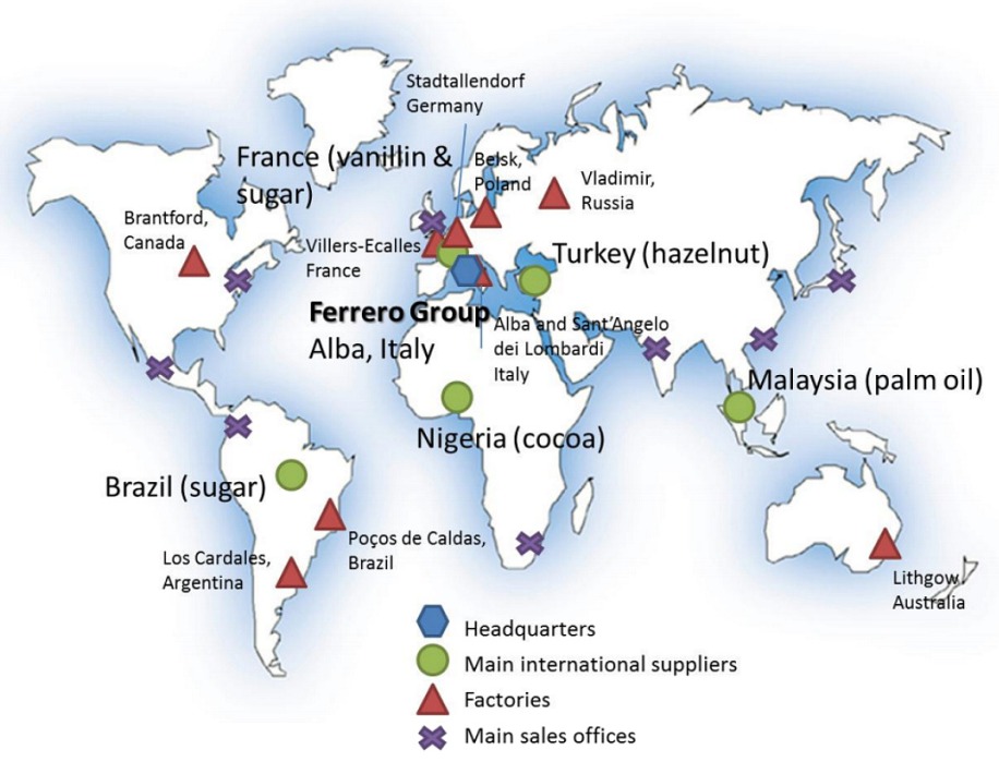 It takes at least six countries to make a jar of Nutella | Grist