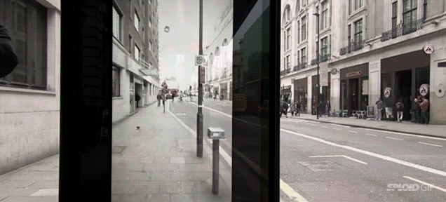 This augmented reality bus shelter is both awesome and terrifying | Grist