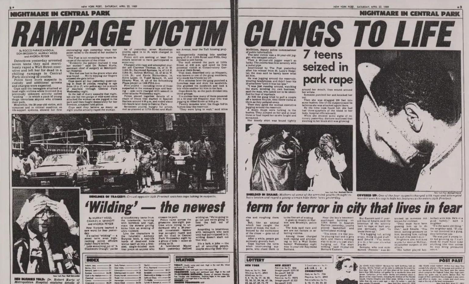 How our fear of "wilding" colored the Central Park Five case | Grist
