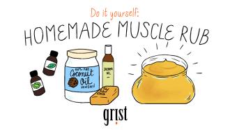 Make lovely smelling muscle rub for the athlete in your life | Grist