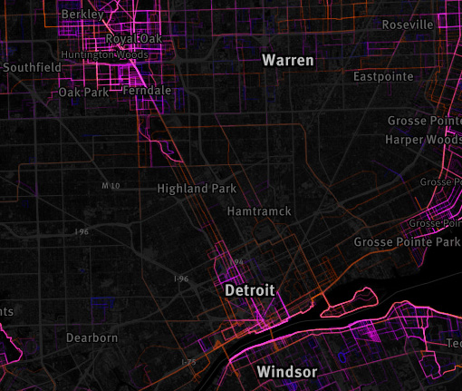 These maps show your city's best-trod running routes | Grist