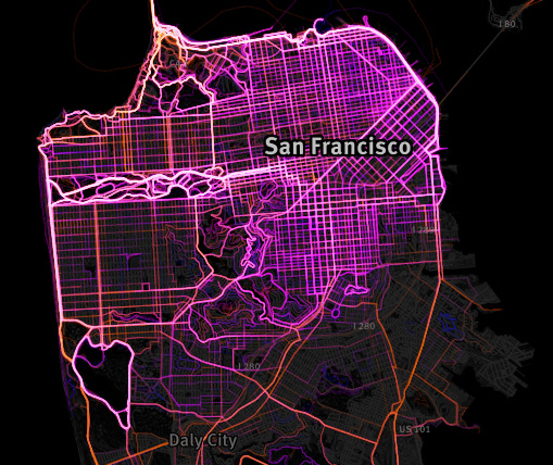 These maps show your city's best-trod running routes | Grist