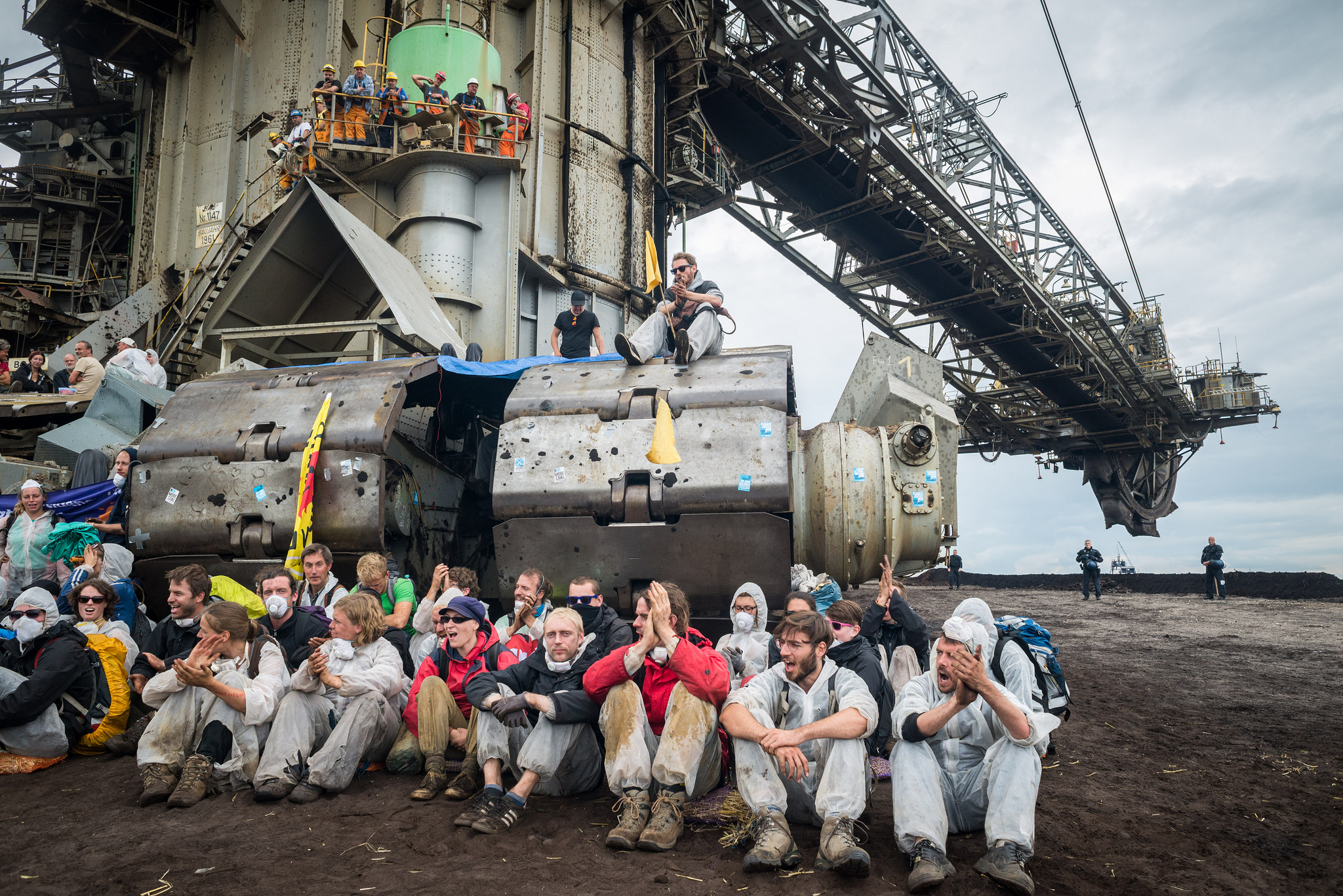 Check out these amazing photos of activists shutting down a coal mine ...
