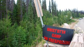 Spending time in a controversial camp that's blocking tar-sands ...