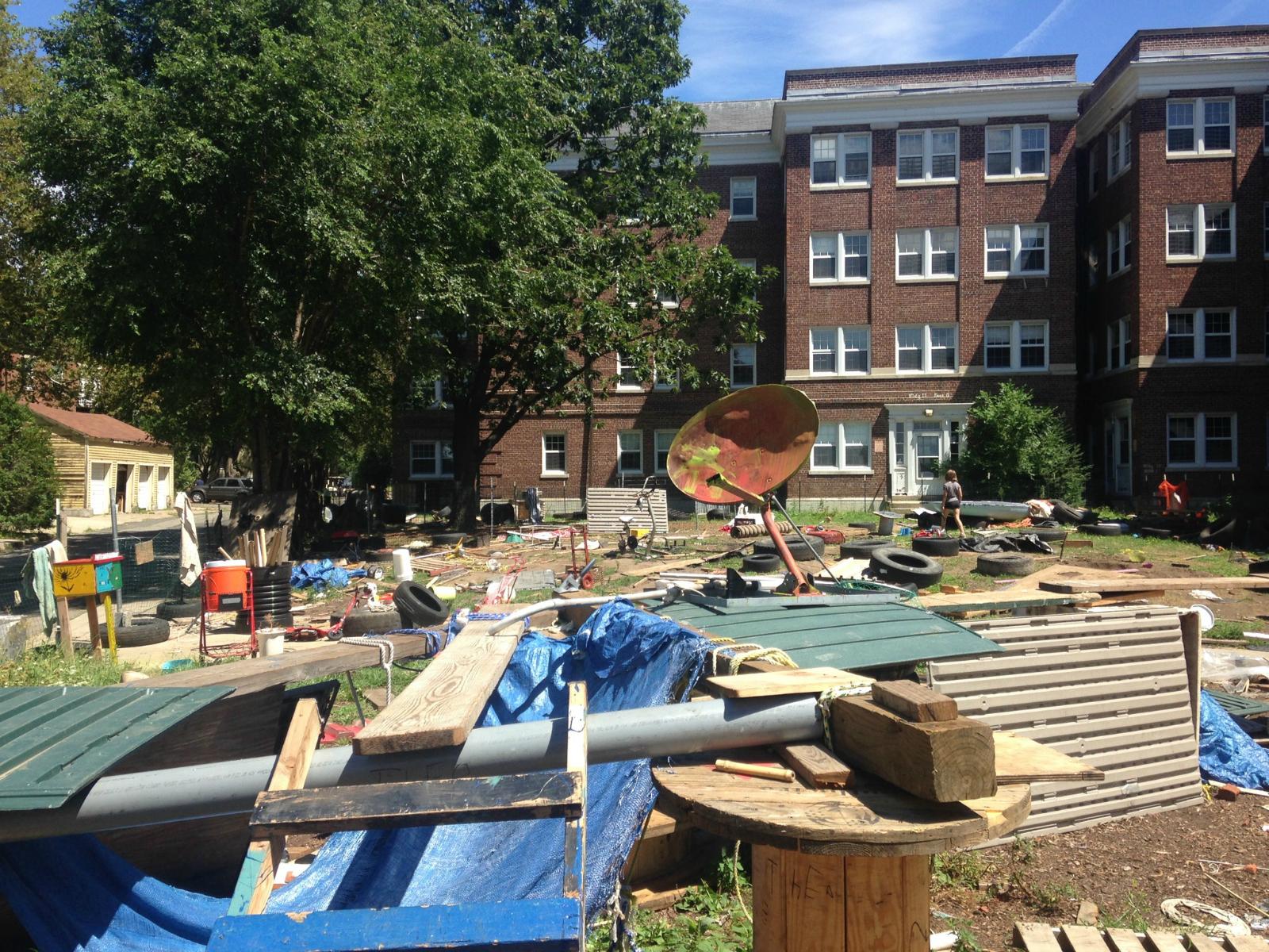This playground encourages kids to use tools, get dirty, and let their ...