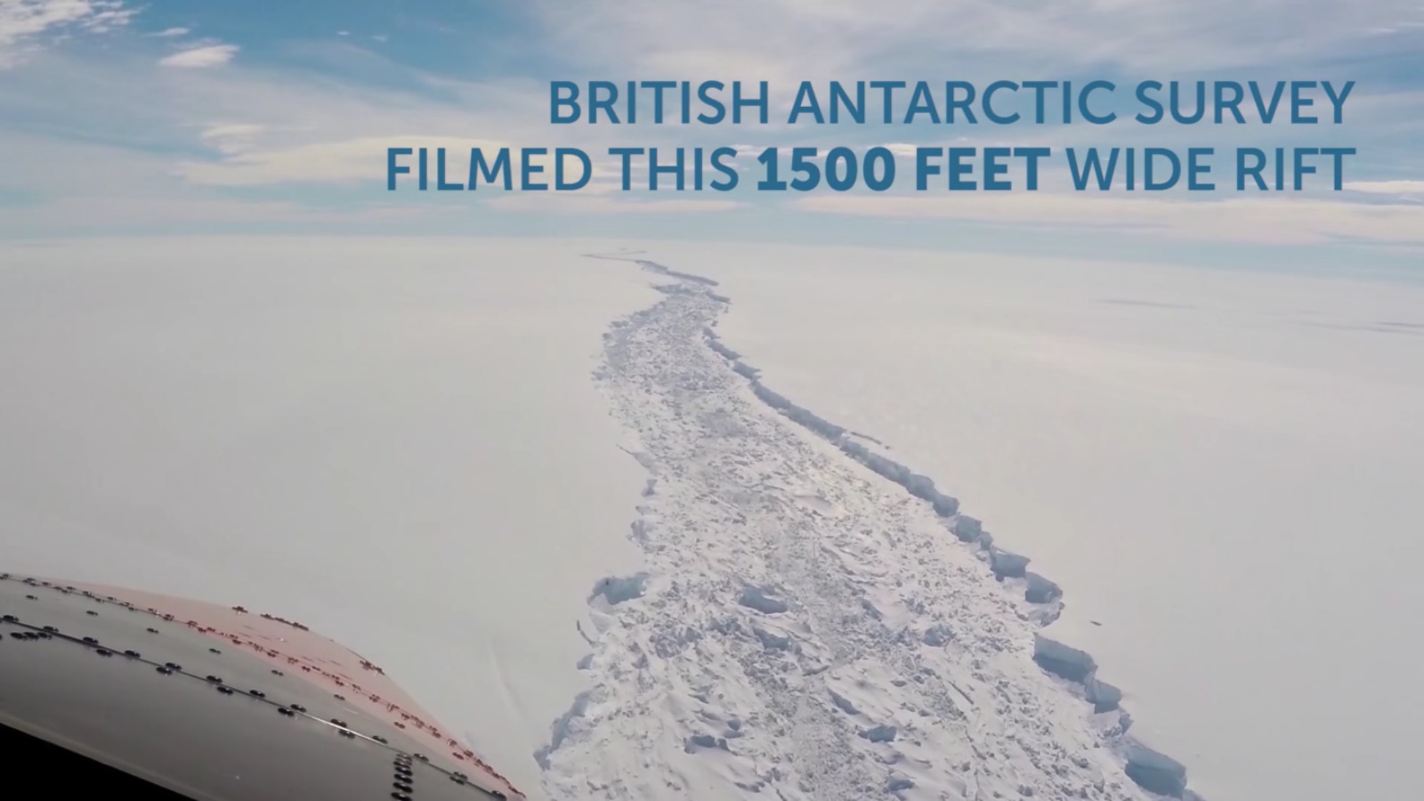 Watch the ever-growing rift in Antarctica’s fourth biggest ice shelf