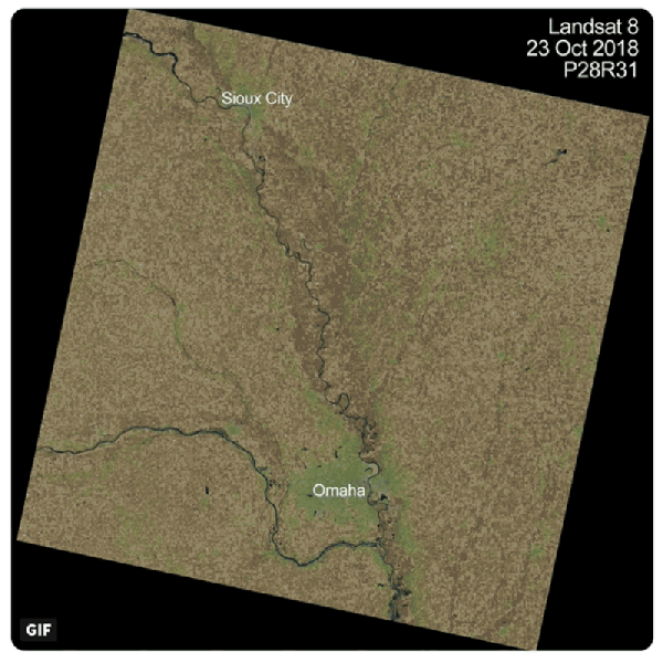 Record-breaking flooding in Nebraska is visible from space | Grist