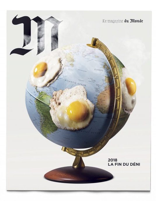 The cover for NYT Magazine's climate change issue is 🔥 | Grist
