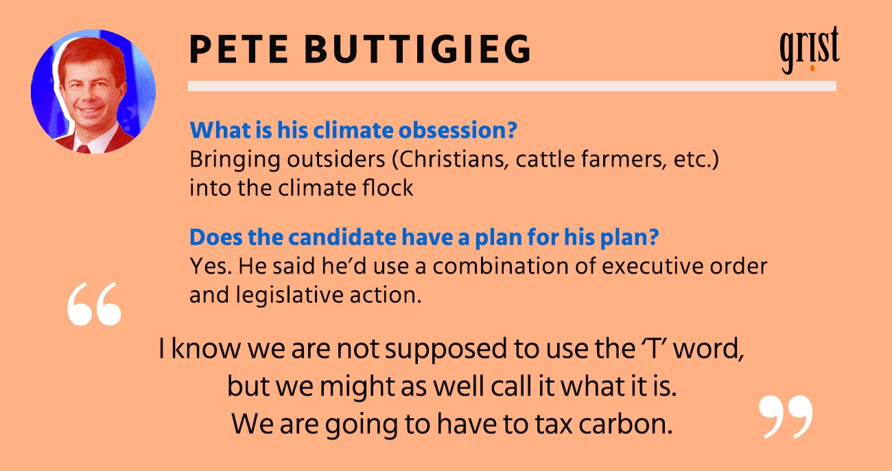 For 7 hours, Democratic presidential candidates talked climate crisis ...