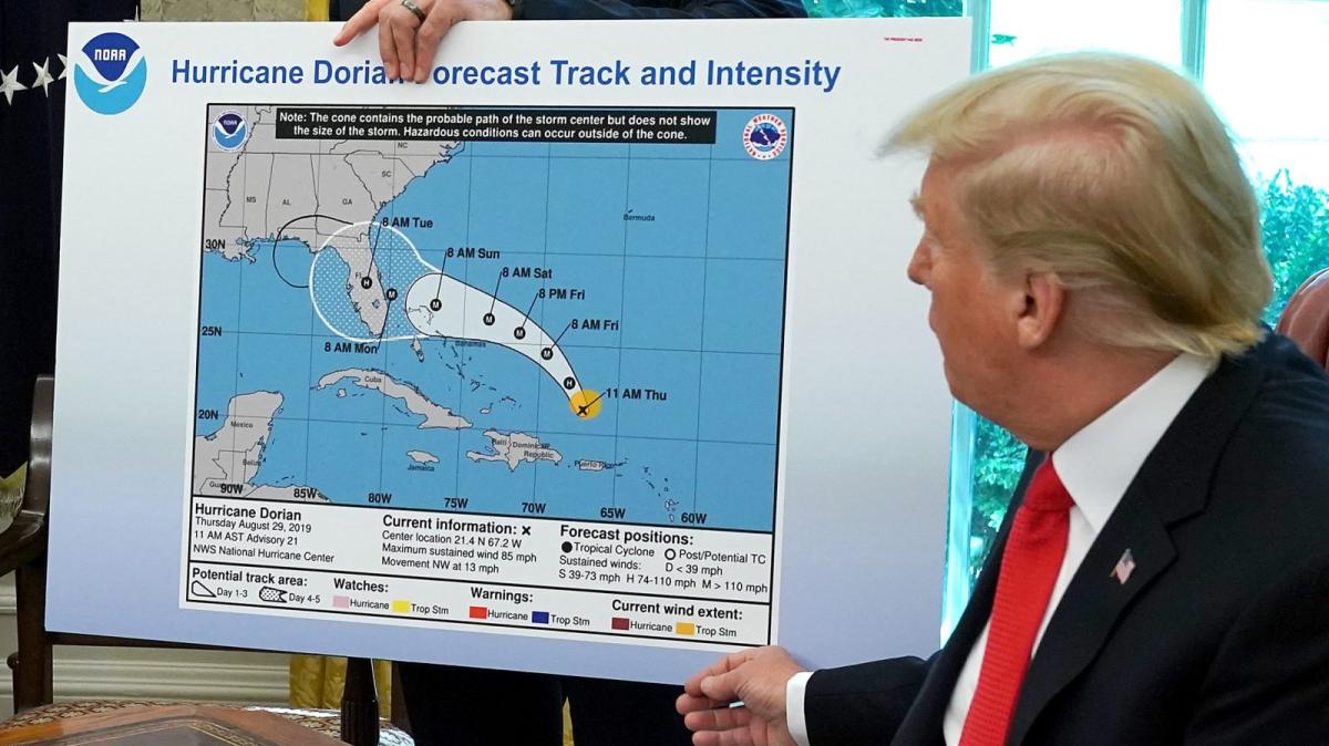 Internal emails confirm that Trump’s hurricane map was 'doctored' | Grist