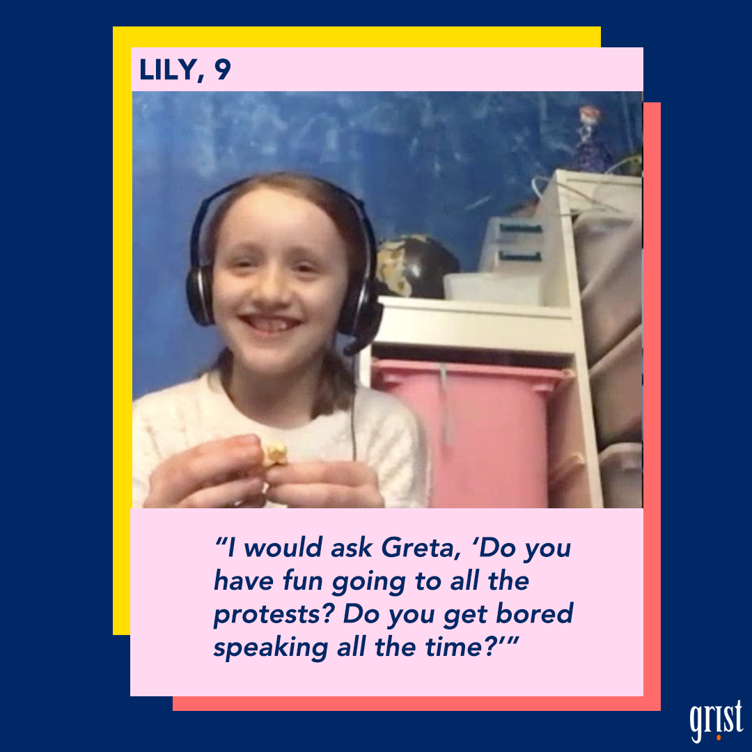 Three kids learned about Greta Thunberg for Earth Day, and their ...