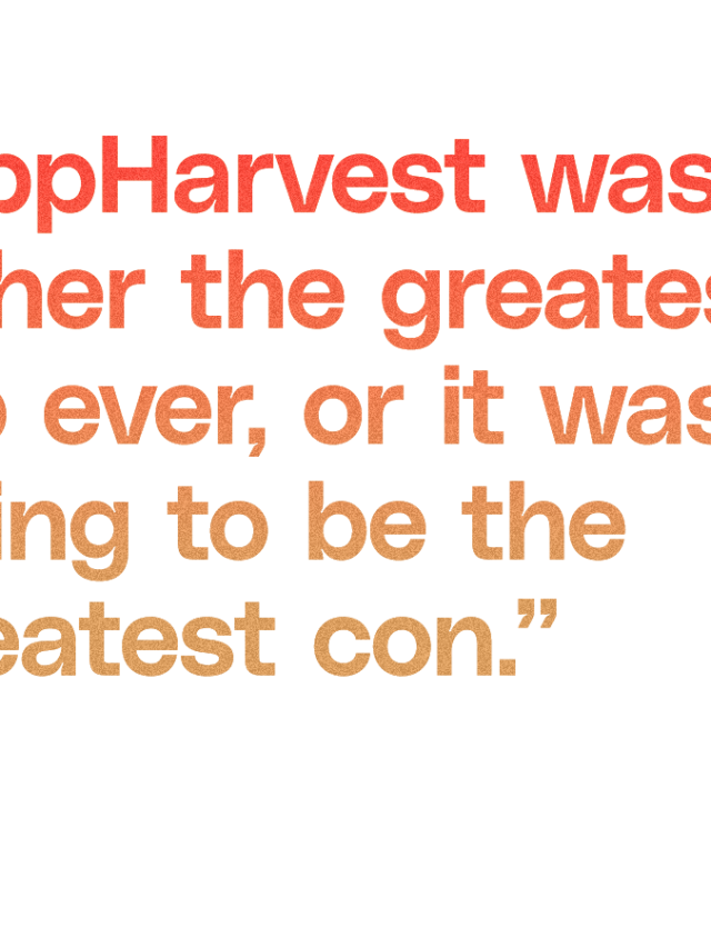 AppHarvest promised Kentucky green jobs. It delivered 'hell on earth ...