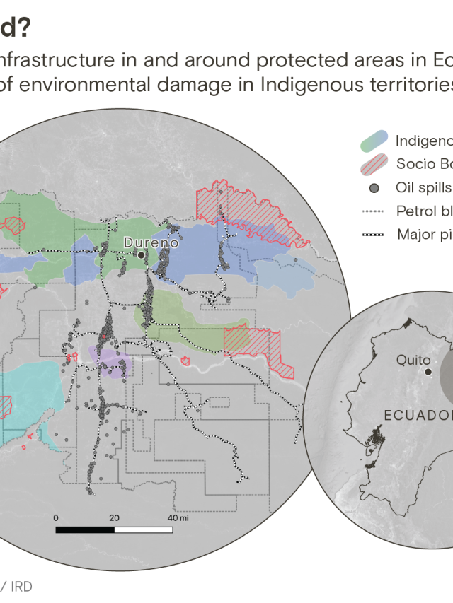 In the Ecuadorian Amazon, oil threatens decades of Indigenous-led ...