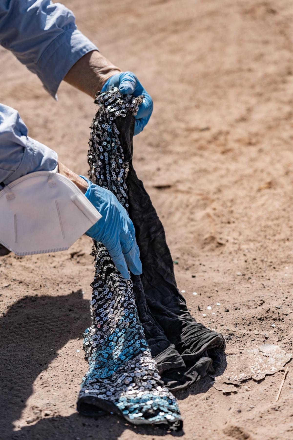 A mountain of clothes appeared in Chile’s desert. Then it went up in ...