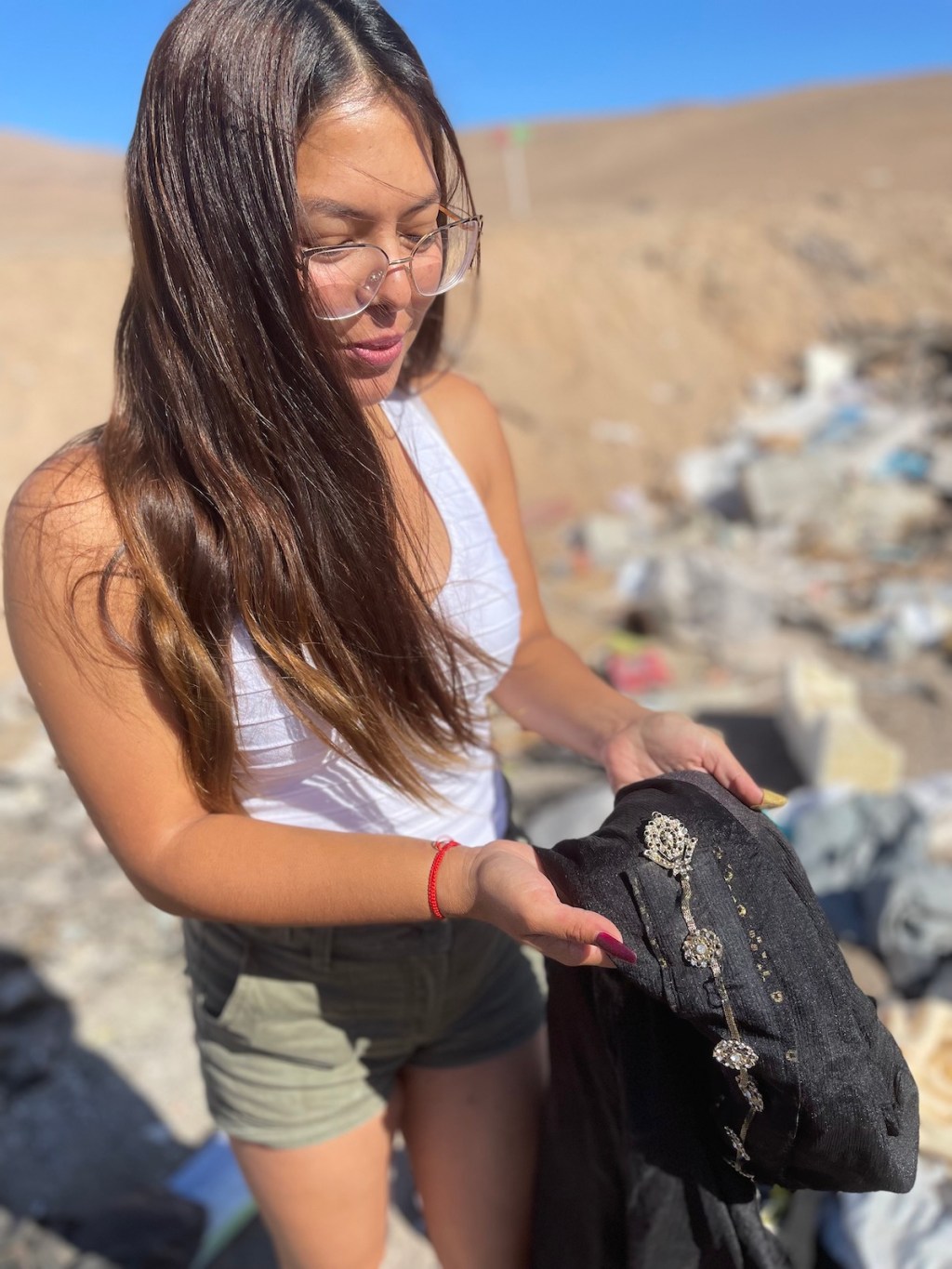 A mountain of clothes appeared in Chile’s desert. Then it went up in ...