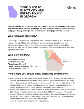 Resources: Grist's Guide to Georgia's Public Service Commission - Grist ...