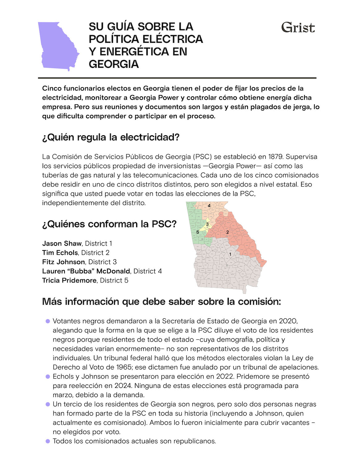 Resources: Grist's Guide to Georgia's Public Service Commission - Grist ...