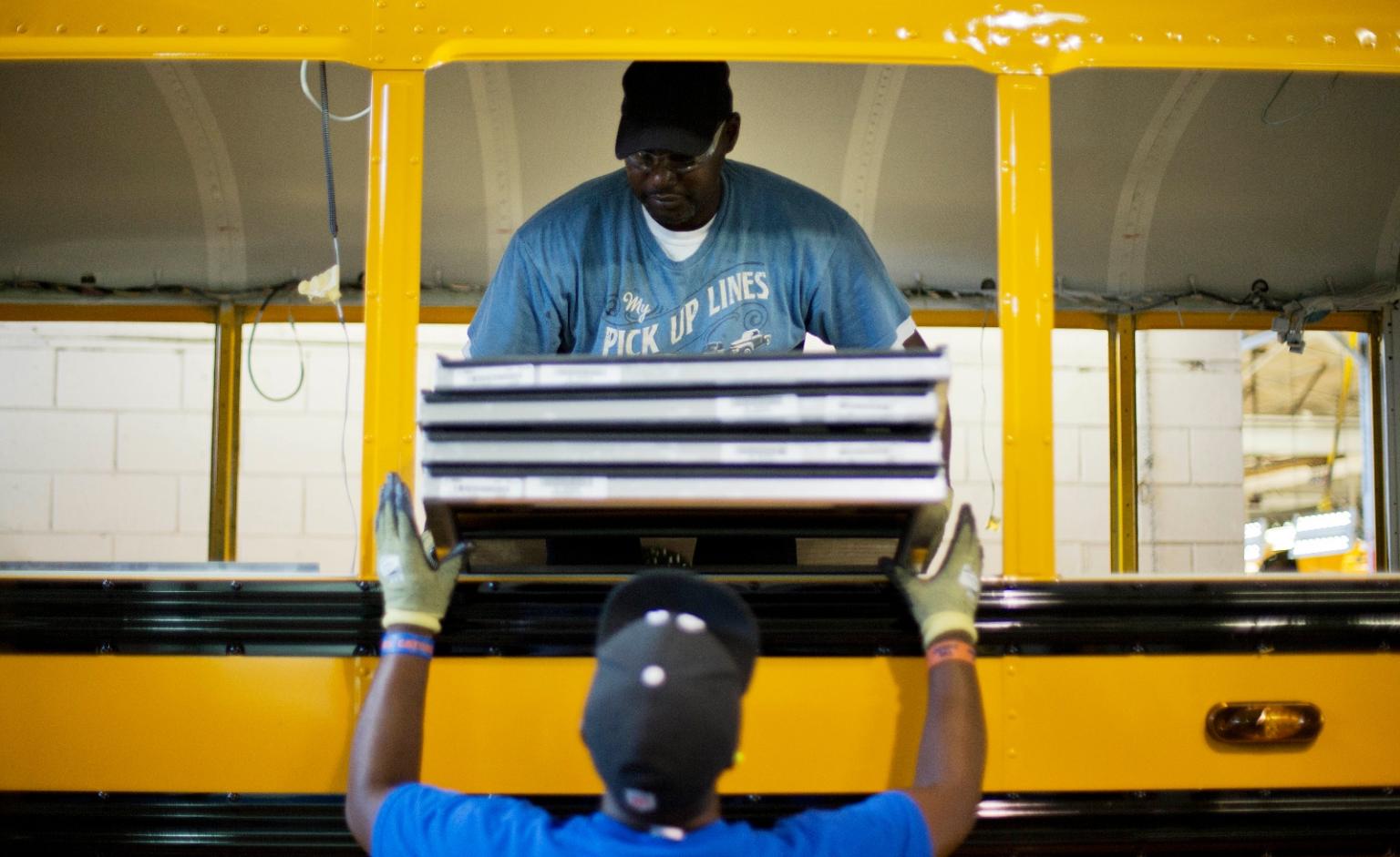 A labor win at Georgia school bus factory shows a worker-led EV ...