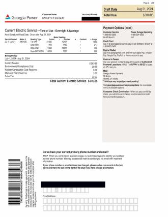Breaking down a Georgia Power bill | Grist