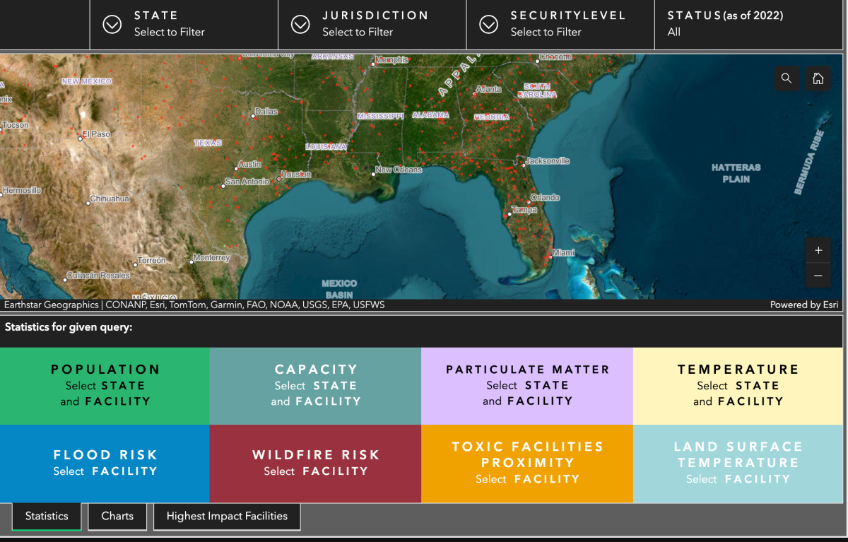 Heat exposure, cloudy water, and bad air: The data gap of toxic prisons ...