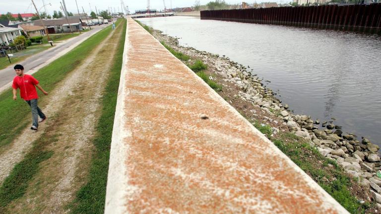 20 years after Katrina, New Orleans’ levees are sinking and short on ...