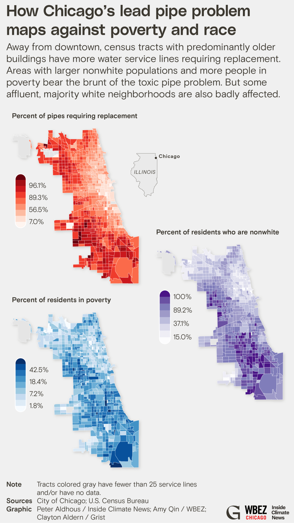 Chicago’s lead pipe crisis, mapped | Grist